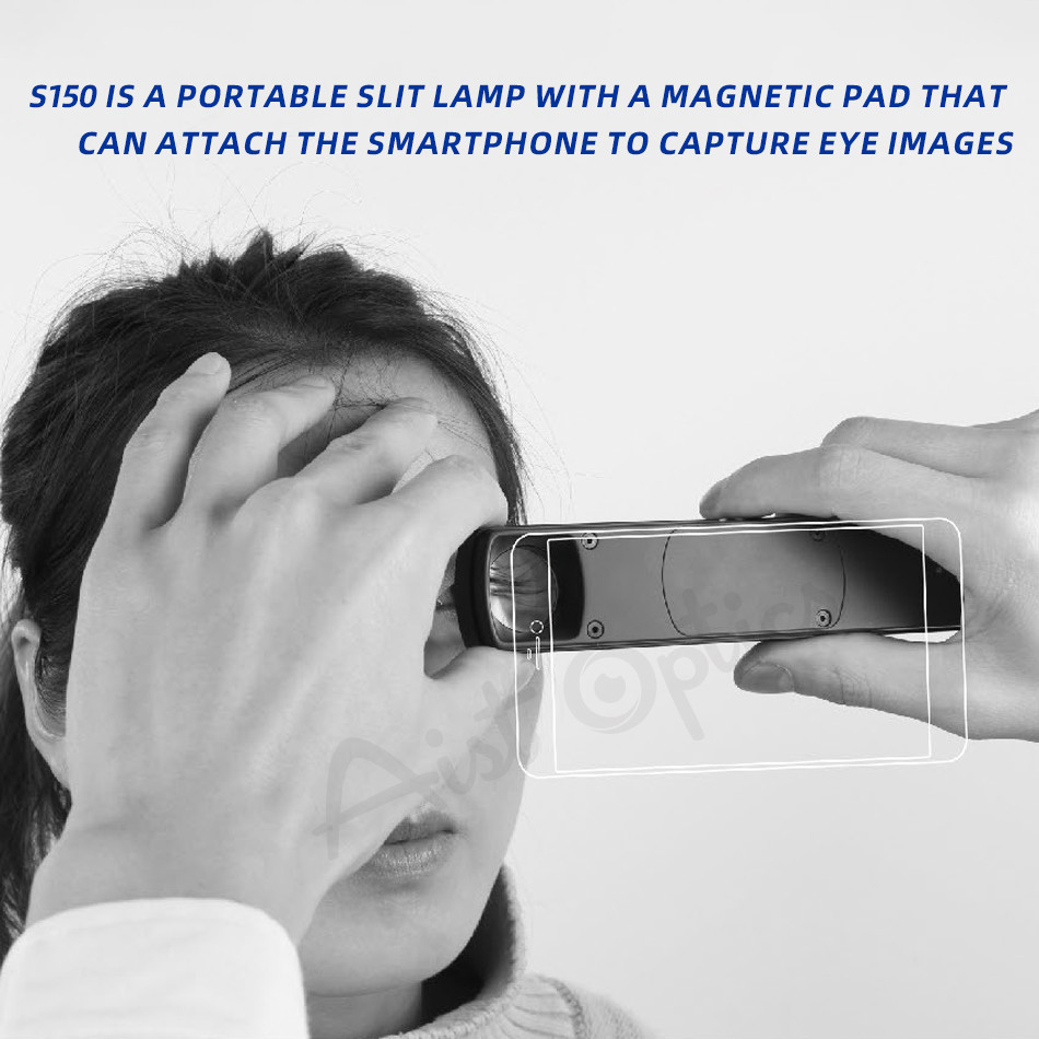 AIST China Most Popular Ophthalmic Digital Ophthalmic Advanced Portable Slit Lamp Handheld All ...