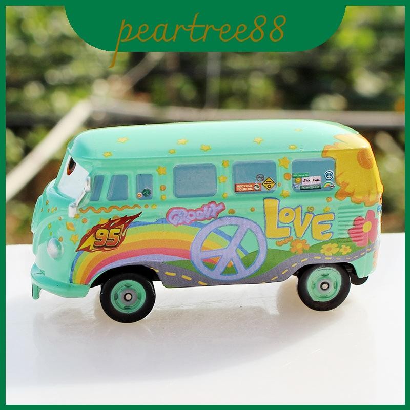 Disney Pixar Inertial Cars Character Model Lightning Bus 7cm Mcqueen ...