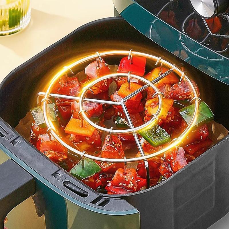 Barbecue Grill, Circular Air Fryer, Vertical Stainless Steel Grill ...