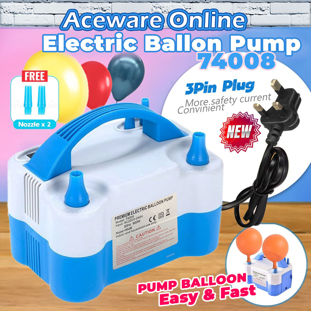 3 Pin Electric Balloon Pump Belon Elektrik Pam Belon Elektrik Mesin ...