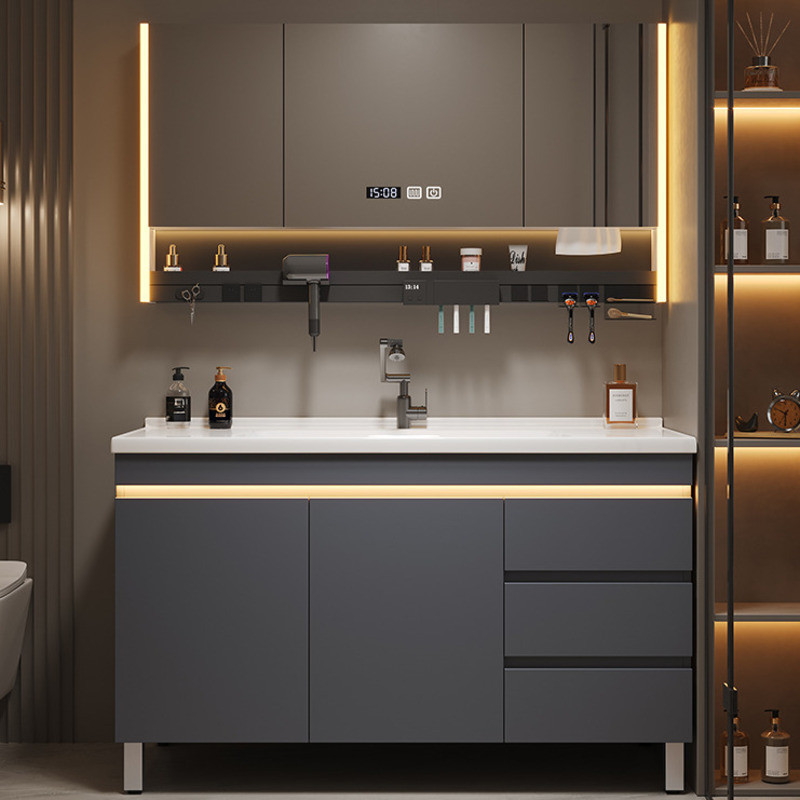 NQCT Bathroom cabinet simple bathroom cabinet combination bathroom ...