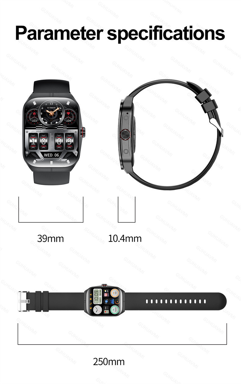 2025 NFC Smartwatch Men AMOLED Screen Bluetooth Call Clock Custom Dial ...