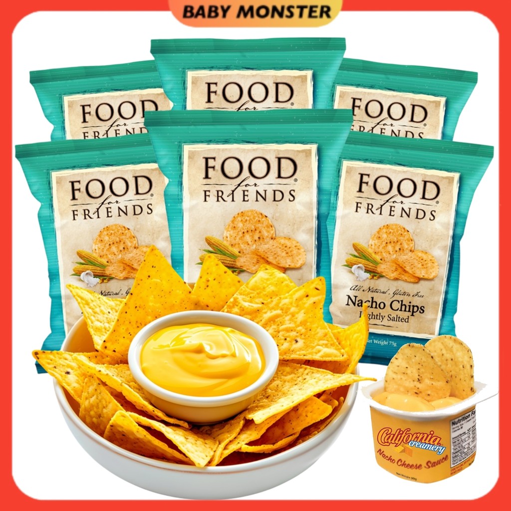 🔥HARGA BORONG🔥BMS Food For Friends Nacho Chips Tortilla Roasted Corn ...