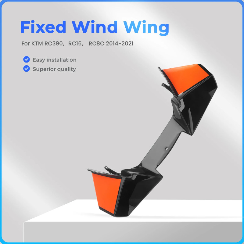 New Fairing Fixed Wind Wing For KTM RC390 RC16 RC8C 2014-2021 Orange ...
