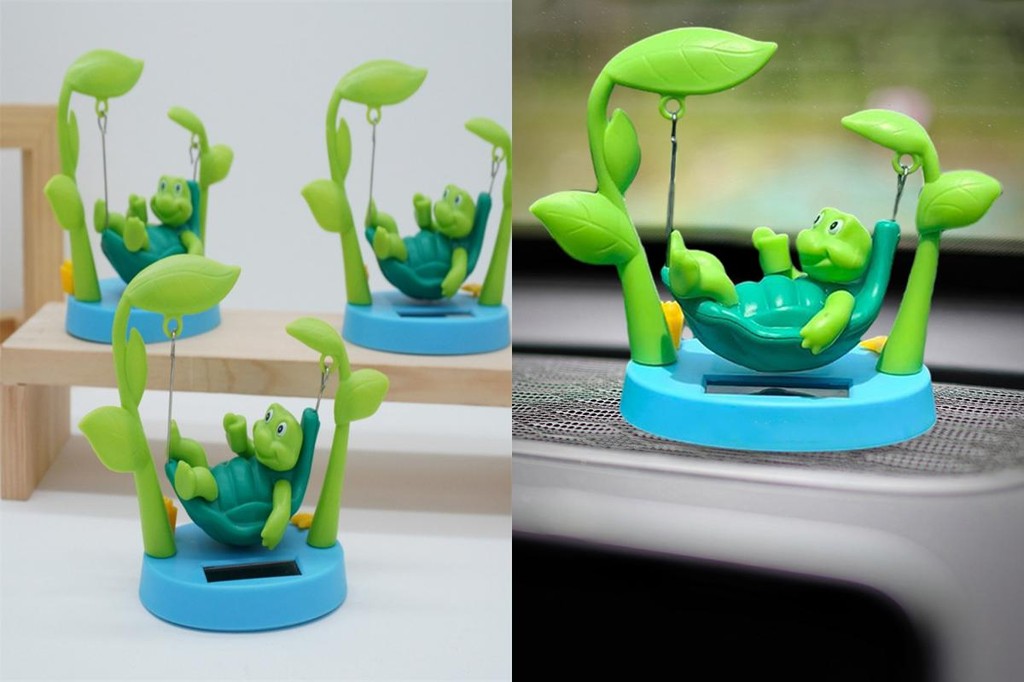 DL Car Dashboard Turtle Ornament Easy Mount Turtle Decoration Cute ...