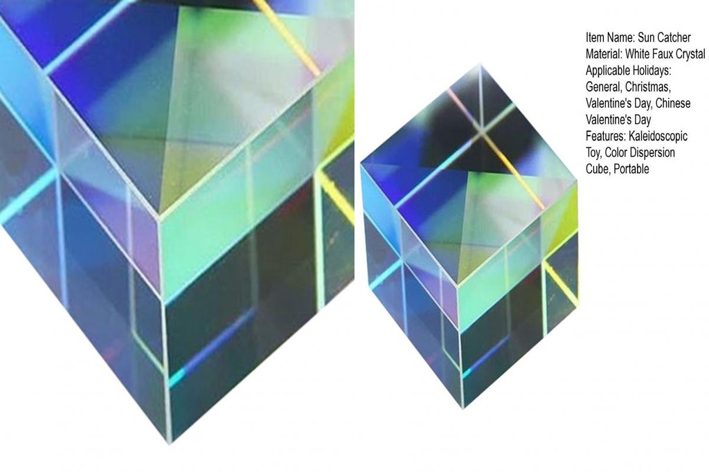 ninming Kaleidoscope Effect Cube Kaleidoscopic Light Show Portable ...
