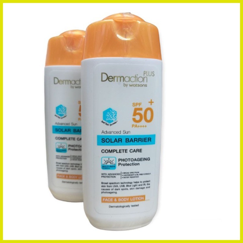 Dermaction Plus by Watsons SPF 50 PA+++ Advanced Sun Broad Spectrum ...