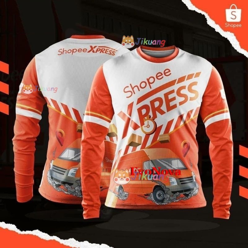 [Ready Stock] Shopee Express Premium Worker Jersey(Free Printing Of ...