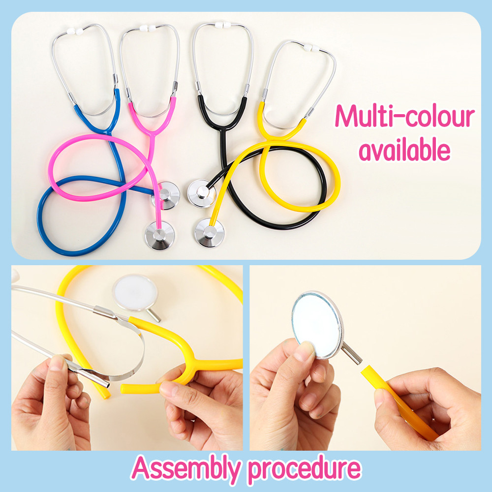 lakoe Simulation Teaching Stethoscope Kids Doctor Nurse Role Play Toys ...