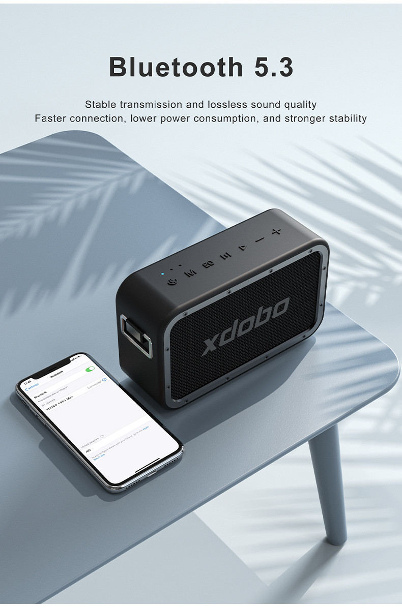 XDOBO 1983 MAX 120W Bluetooth Speaker 15000mAh Wireless Deep Bass ...