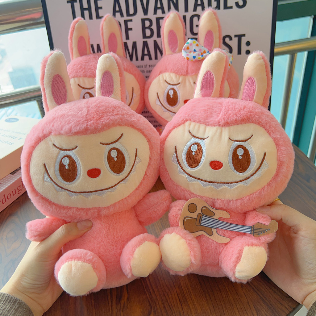 Trendy Cute Cartoon Labubu Shape Plush Doll Children Toy - Soft Furry ...