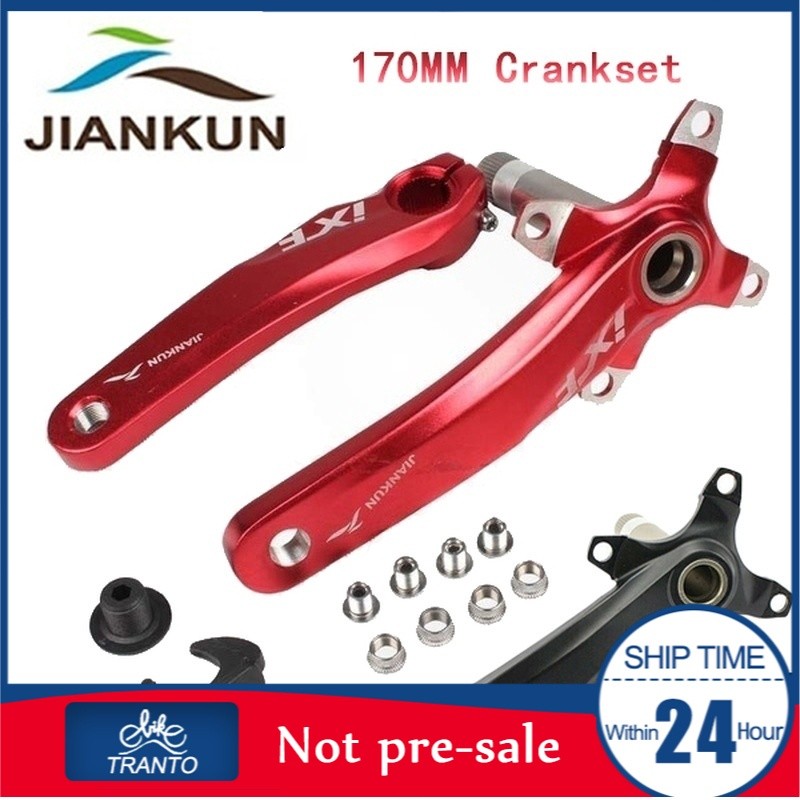 in stock MTB Road Bike Crank Ultralight Aluminum 170mm Crankset Single ...