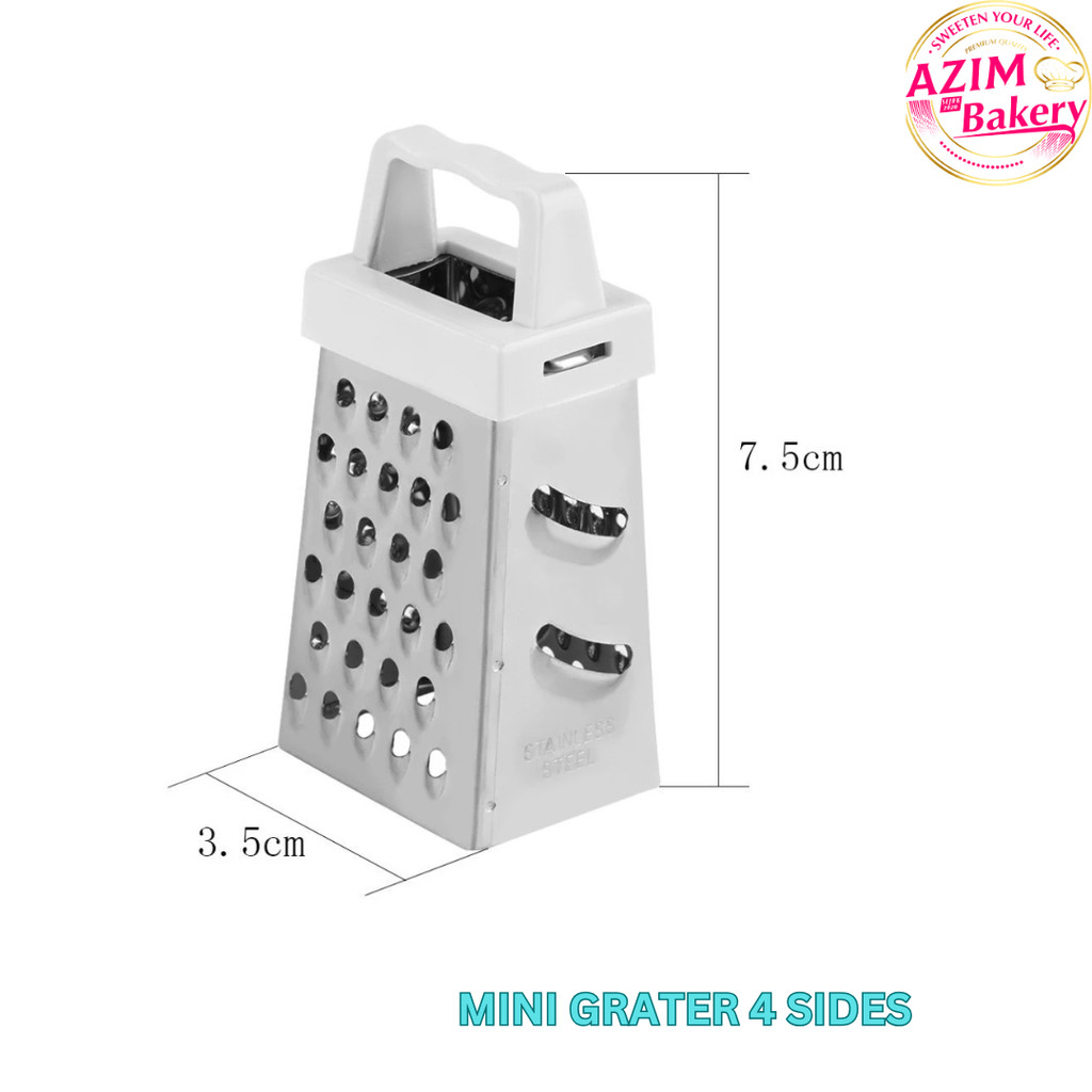 Stainless Steel Mini 4 Sides Grater Multifunction Handheld Grater ...