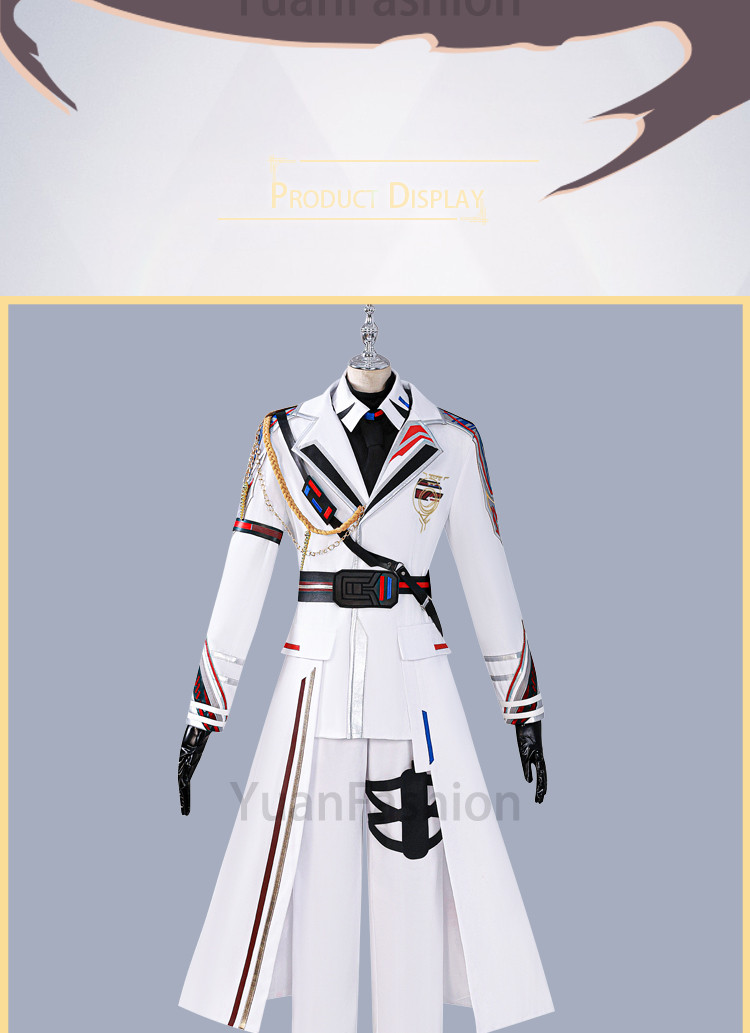[Ready Stock] Love and Deepspace cosplay White Caleb cosplay Clothing ...