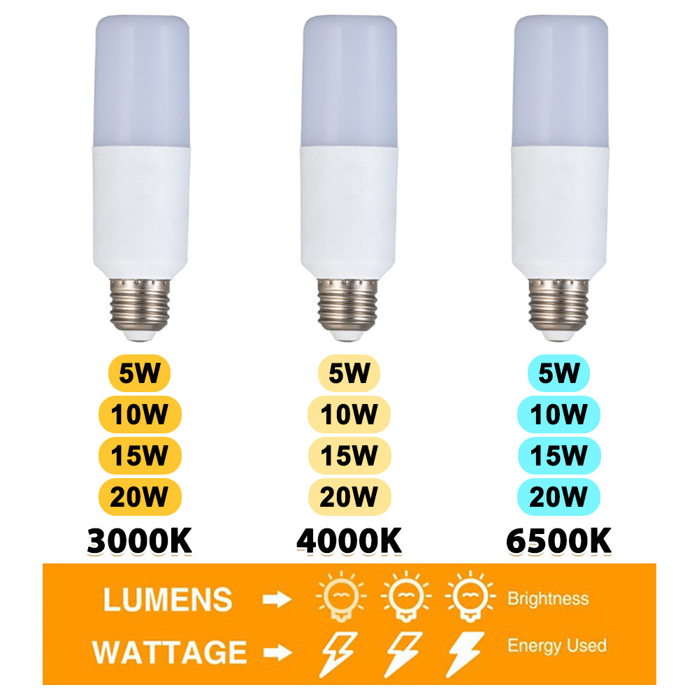 Encora LED Stick Bulb E27 Mentol Lampu LED Light Bulb Warm Light Daylight Lampu Siling Energy ...