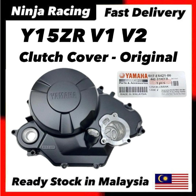 Original Yamaha Ysuku Y15ZR Y15 ZR Y15Z V1 V2 Engine Clutch Cover B17-E5421-00 Tudung Crankcase ...