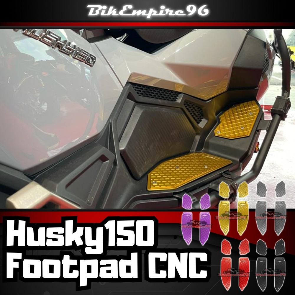 Husky150 Footpad Plate Footrest Foot Pegs Pedal Footboard Plate Guard ...