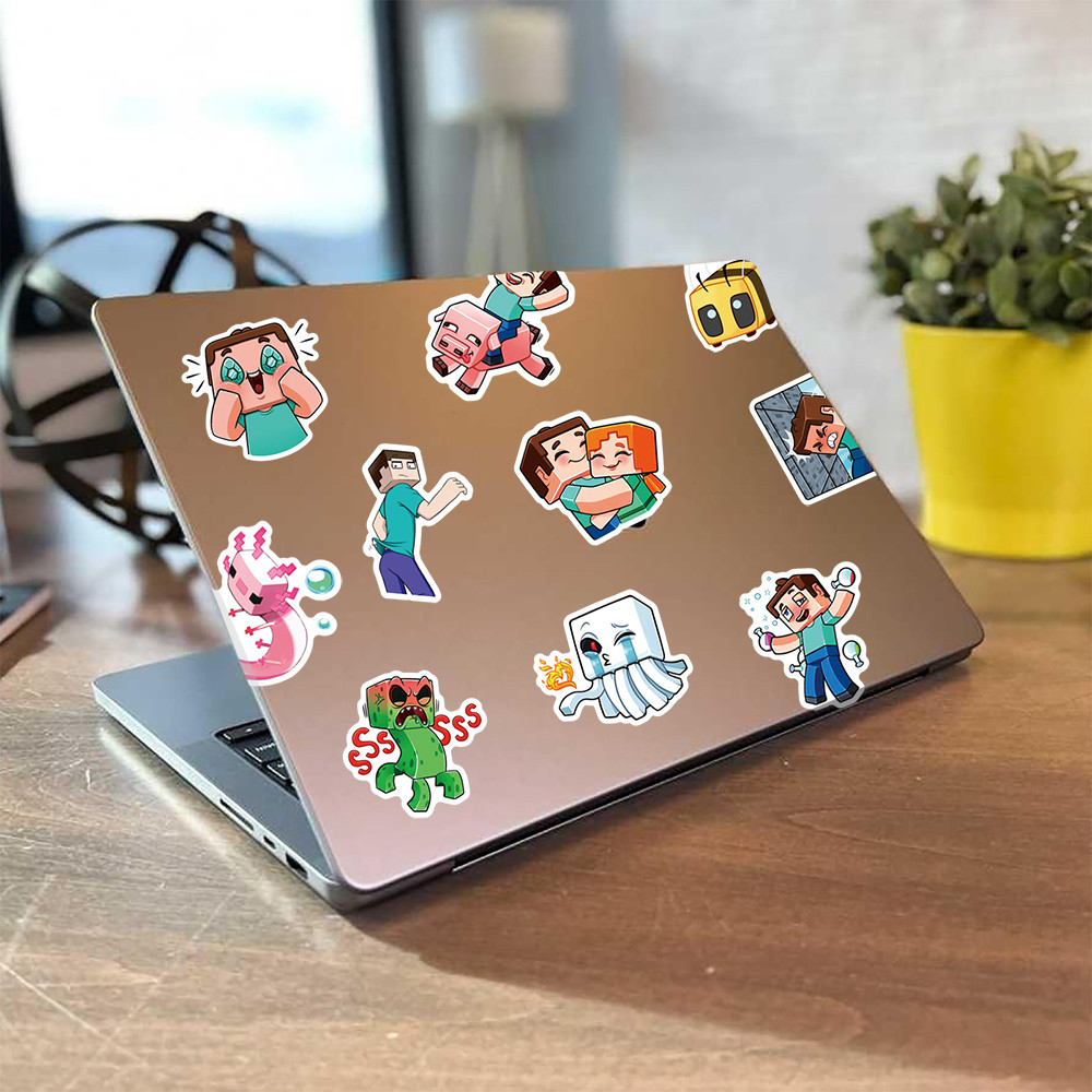 Minecraft 50pcs Cartoon Sticker Minecraft Cup Notebook Waterproof ...