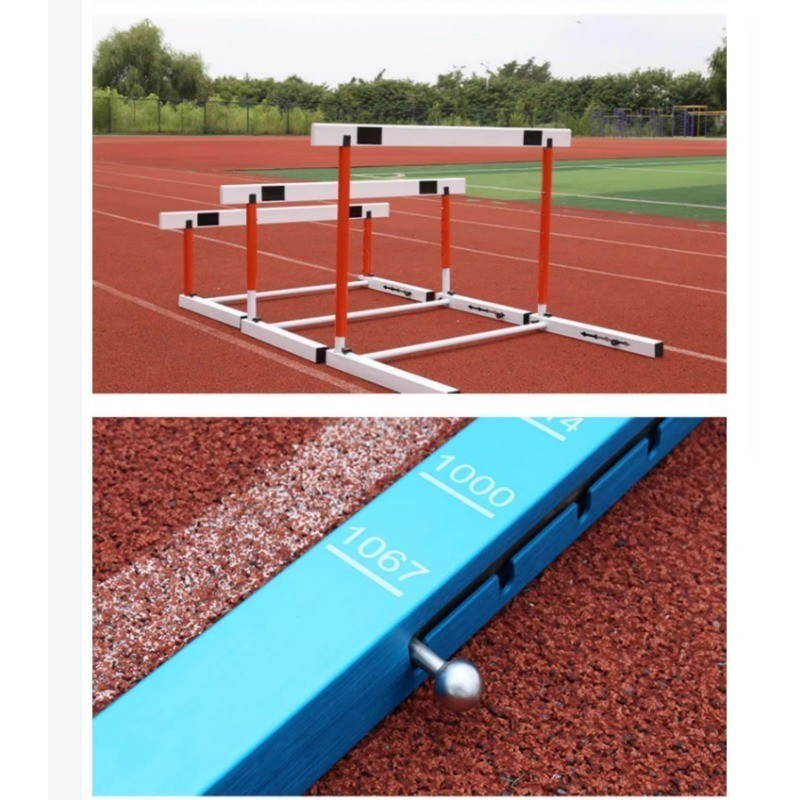 Track and Field Competition Standard Hurdle Rack, 40-106cm Adjustable ...