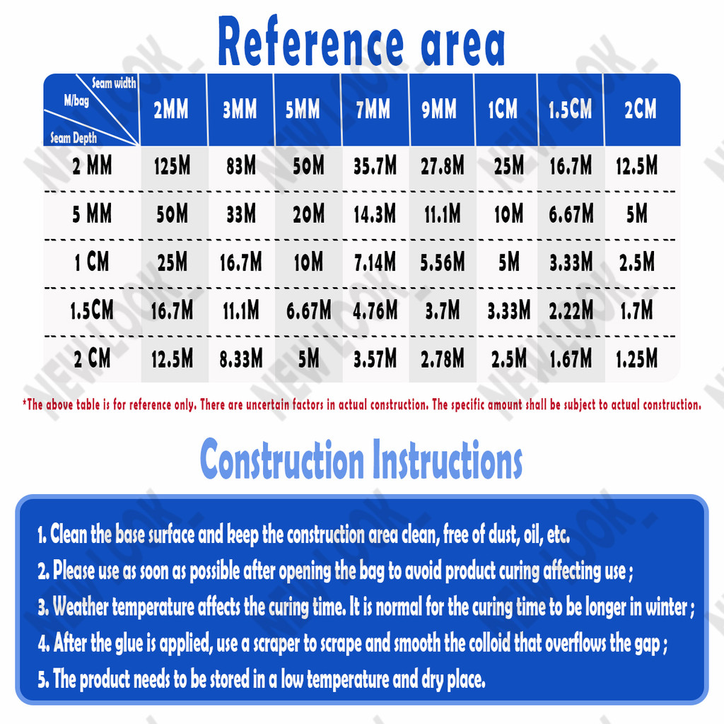 【READY STOCK 】Caulking Glue Waterproof Coating Flexible Deep Crevice ...