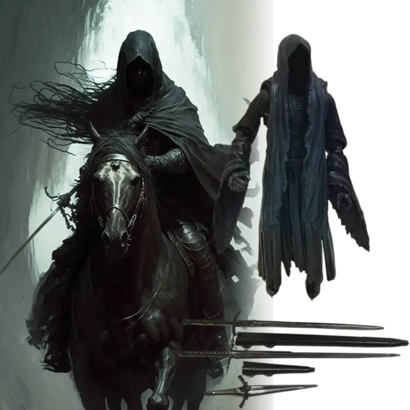 7 Collectible Inch Articulated Ringwraith Figure From Epic Lord Of The ...