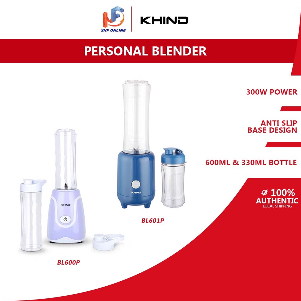 Khind Pengisar Personal Blender 0.6L BL600P / BL601P | Shopee Malaysia