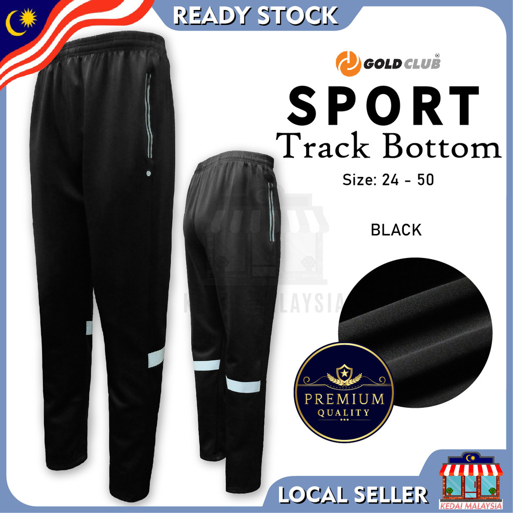 𝐆𝐎𝐋𝐃 𝐂𝐋𝐔𝐁 Track Bottom Slim Fit Budak & Dewasa/ Track Bottom Kids ...