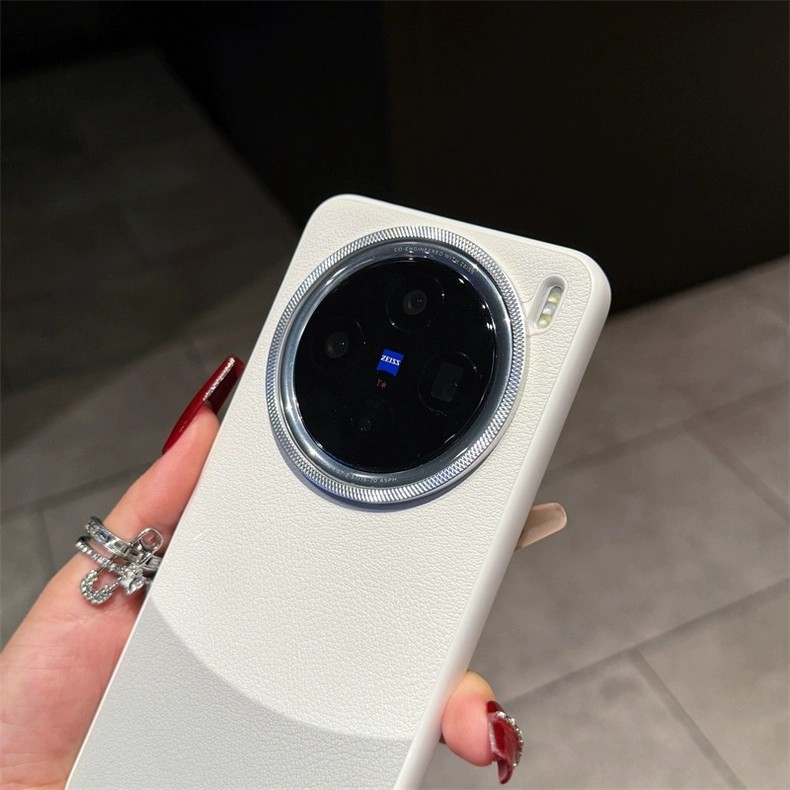 Metal Lens Protect Block Color Leather Case for Vivo X200 Pro mini ...