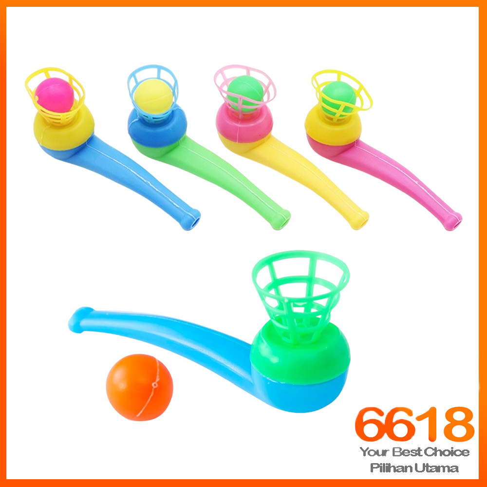 Mainan Kreativiti Bola Tiupan Plastik Suspensi Bola Mainan Kanak-Kanak ...