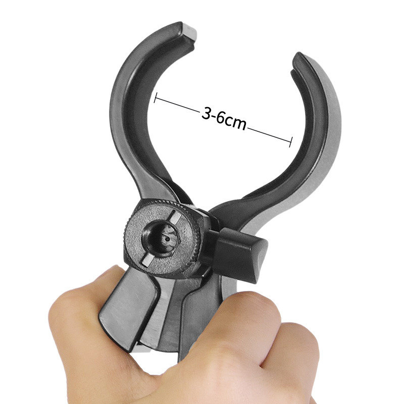 Multifunctional large round tube cell phone clamp 3-6cm diameter ...