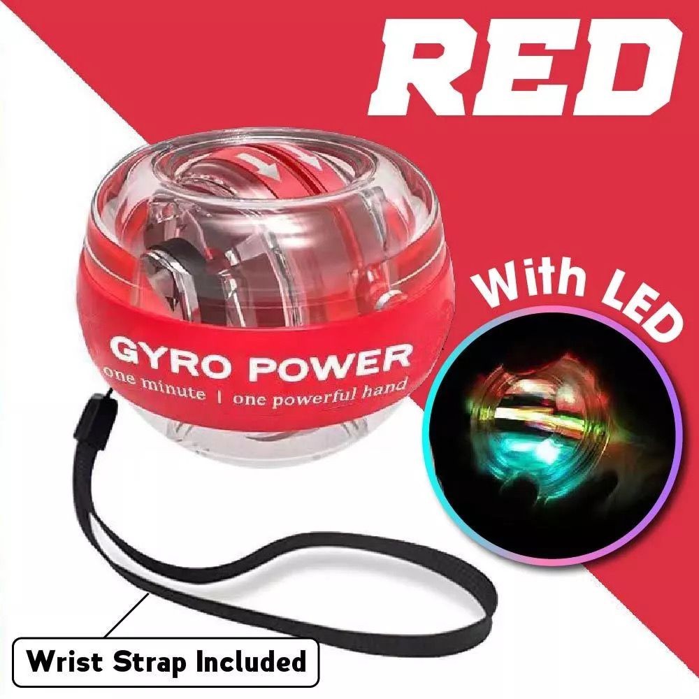 Gyro Ball Gyroscope LED Wrist Ball Training Tools Arm Strength Ball ...
