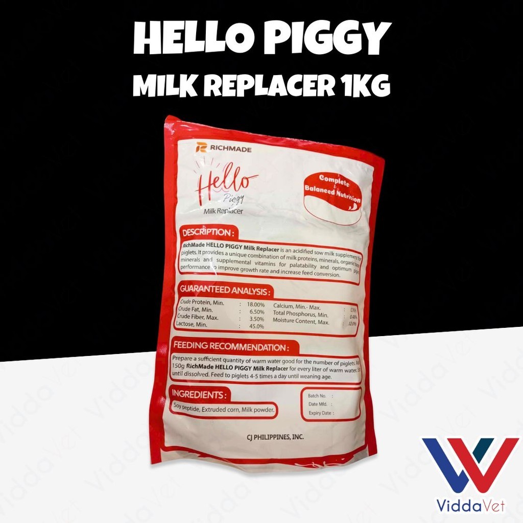 1kg Hello Piggy Milk Replacer Milk Alternative for Piglets | Shopee ...