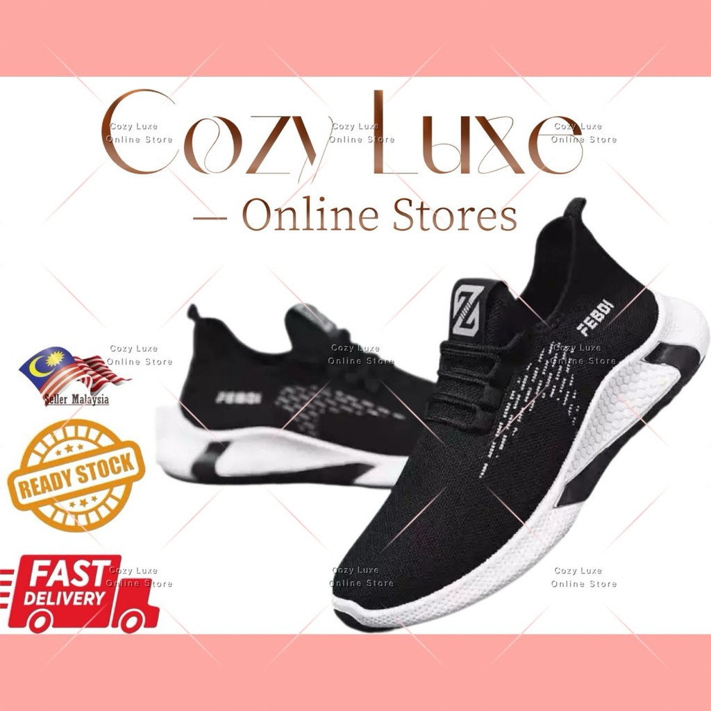 Kasut Sukan Lelaki Sneakers Sukan Bergaya Men Sport Shoes Sneakers ...
