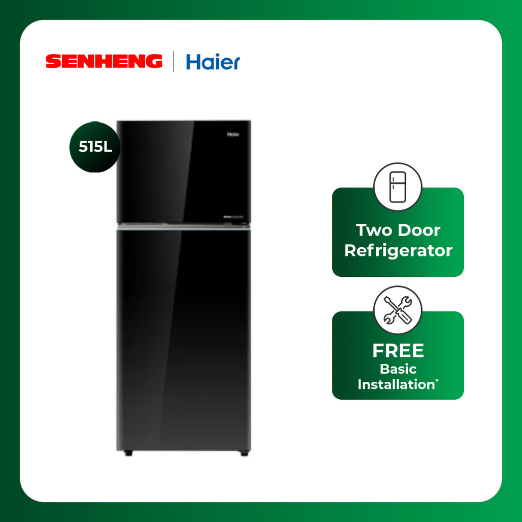 Haier 515L Two Door Fridge Refrigerators Peti Sejuk HRF-IT515MG(B) | Shopee Malaysia