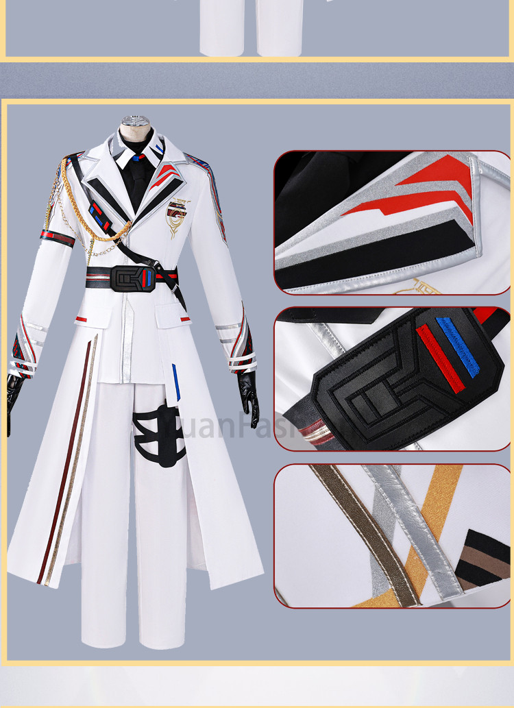 [Ready Stock] Love and Deepspace cosplay White Caleb cosplay Clothing ...