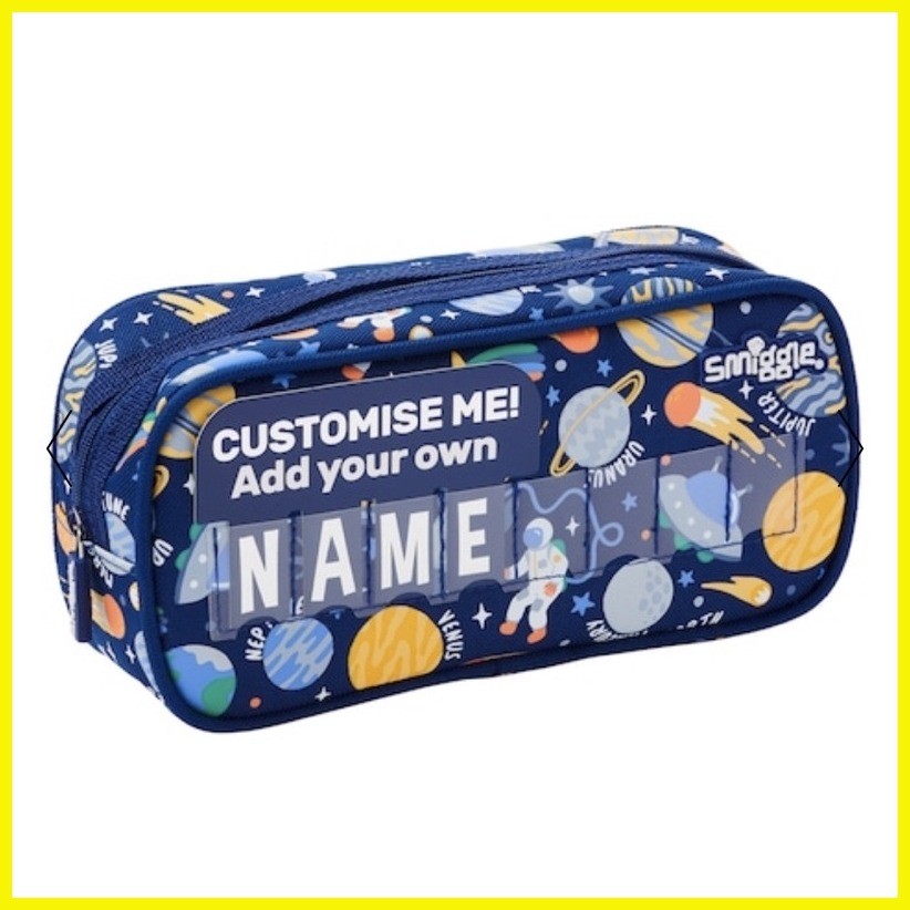 Smiggle ID Pencil Case, Personalised, Name Tag Pencil Case (Candyland ...