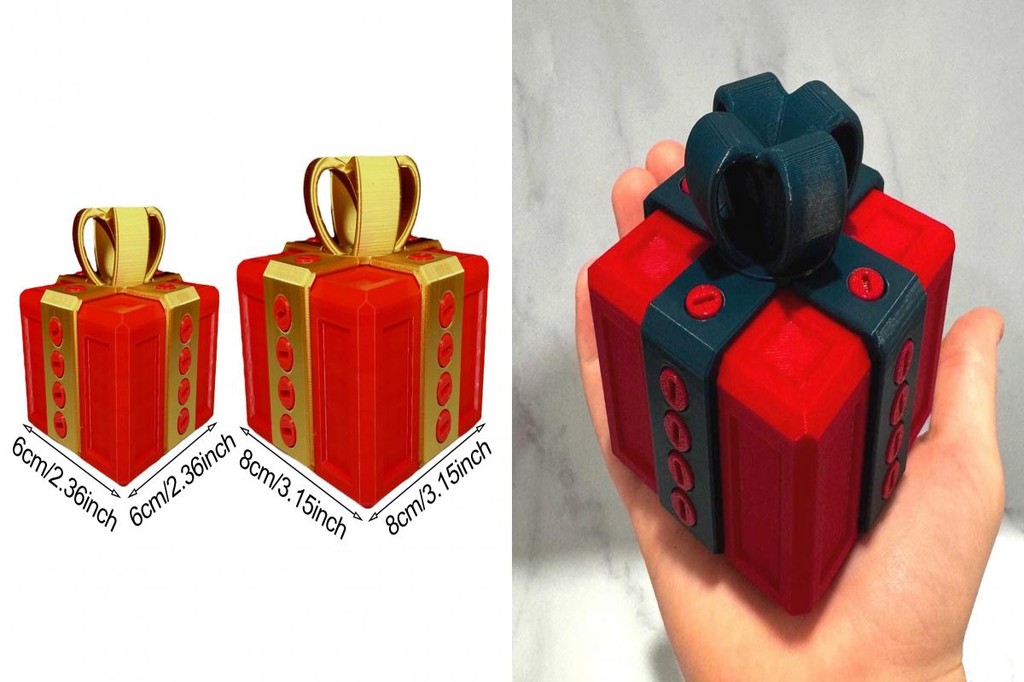 GRE Confusing Gift Box Novelty Gift Box Tricky Prank Gift Box with ...