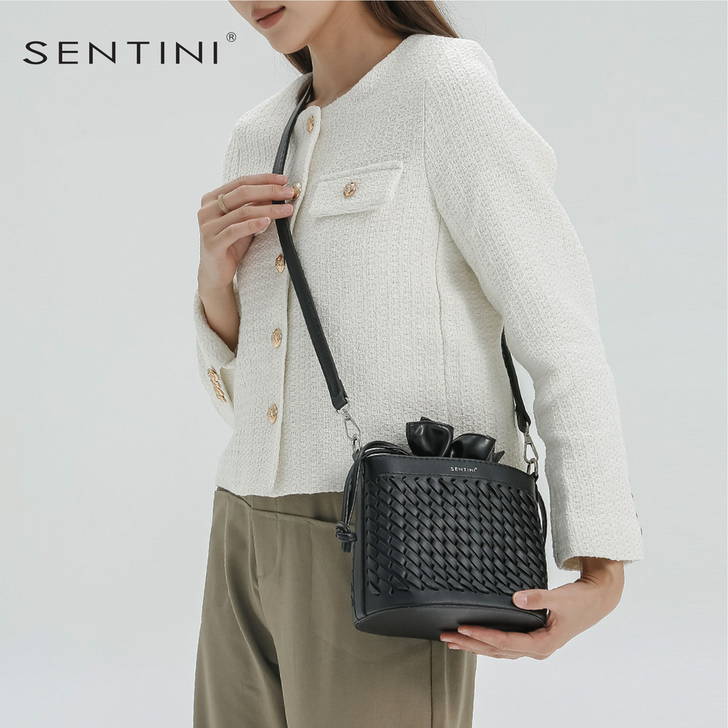 Dan's X SENTINI Ivy Drawstring Bucket Crossbody / Shoulder Bags Women's ...