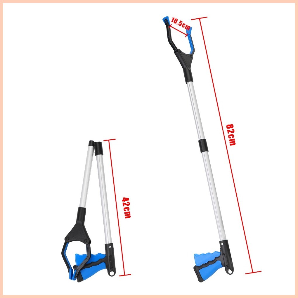 Foldable Collapsible Garbage Grabber Pick Up Tool Litter Reacher Picker ...