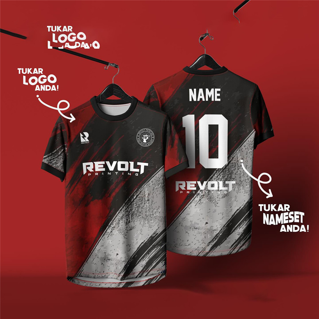 Premium Short Sleeve T Shirt Vira Baju Retro Collar Murah Jersey Custom ...