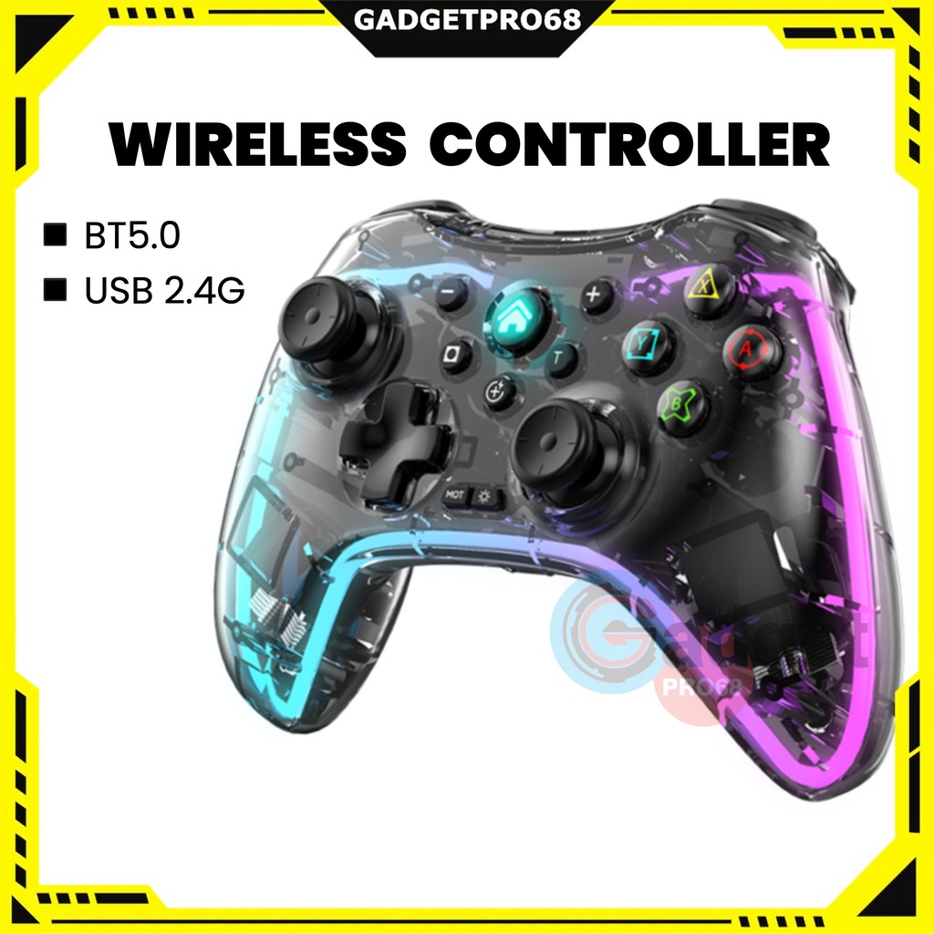 S03 Wireless Gaming Controller Bluetooth + USB 2.4G Support Android I0S ...