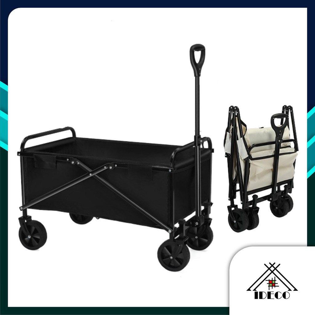 iDECO™ Foldable Picnic Trolley Picnic Trolley Outdoor Camping Trolley ...