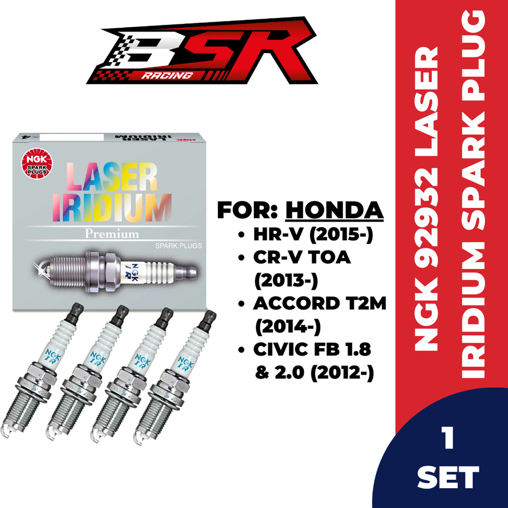 NGK 92932 Laser Iridium Spark Plug For For Honda HR-V 1.8/ Civic TRO 1. ...