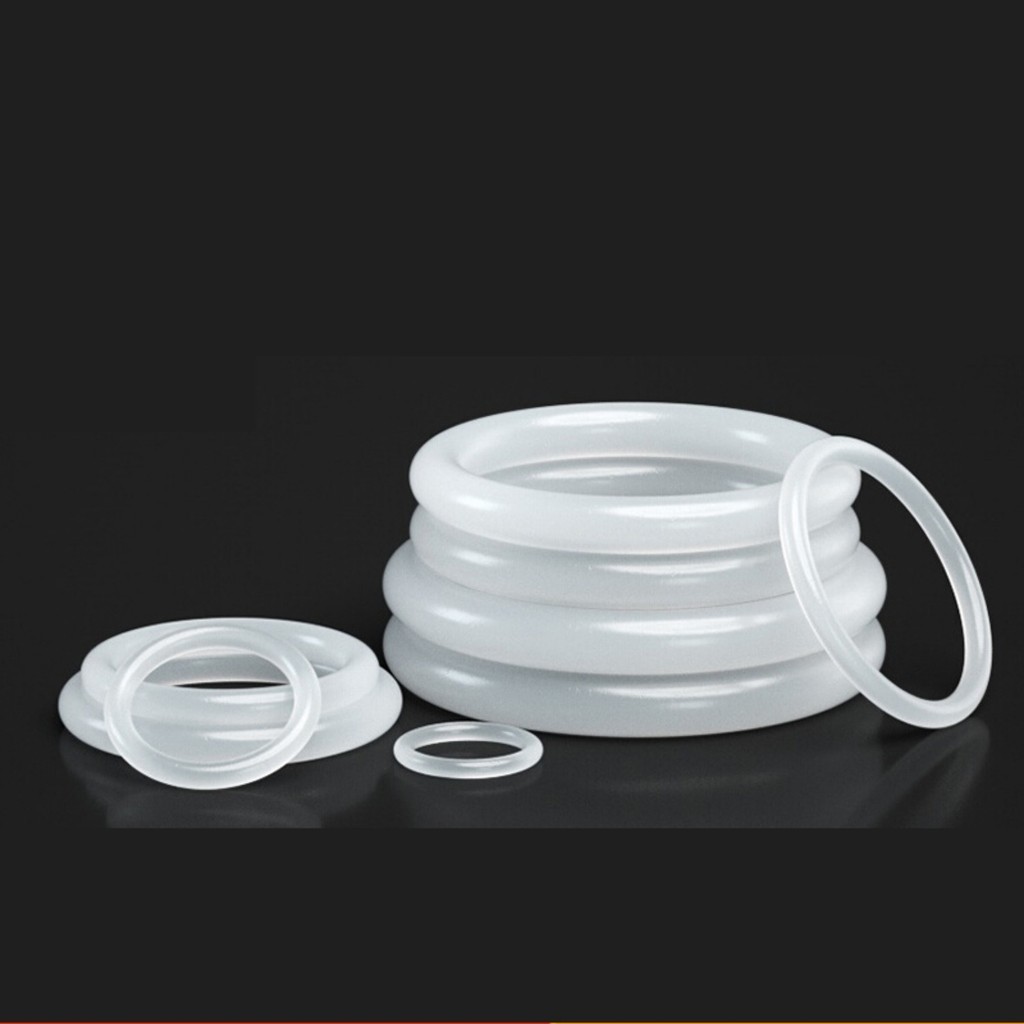 CS1.5mm * OD4-70mm White Silicone O Ring ORing Seal Gasket ealing Ring ...