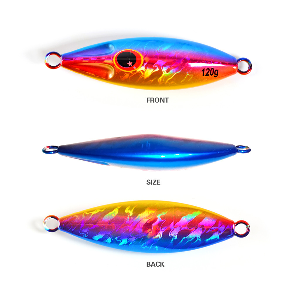 TL Slow Jigging Lures 20g 30g 40g 60g 80g 100g 120g 1PC Saltwater Luminous Casting Metal Jig ...