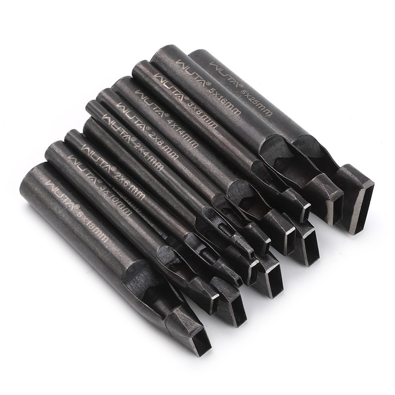 WUTA Anti-Rust Leather Hollow Punch Rectangle Slot Puncher Oblong Hole ...