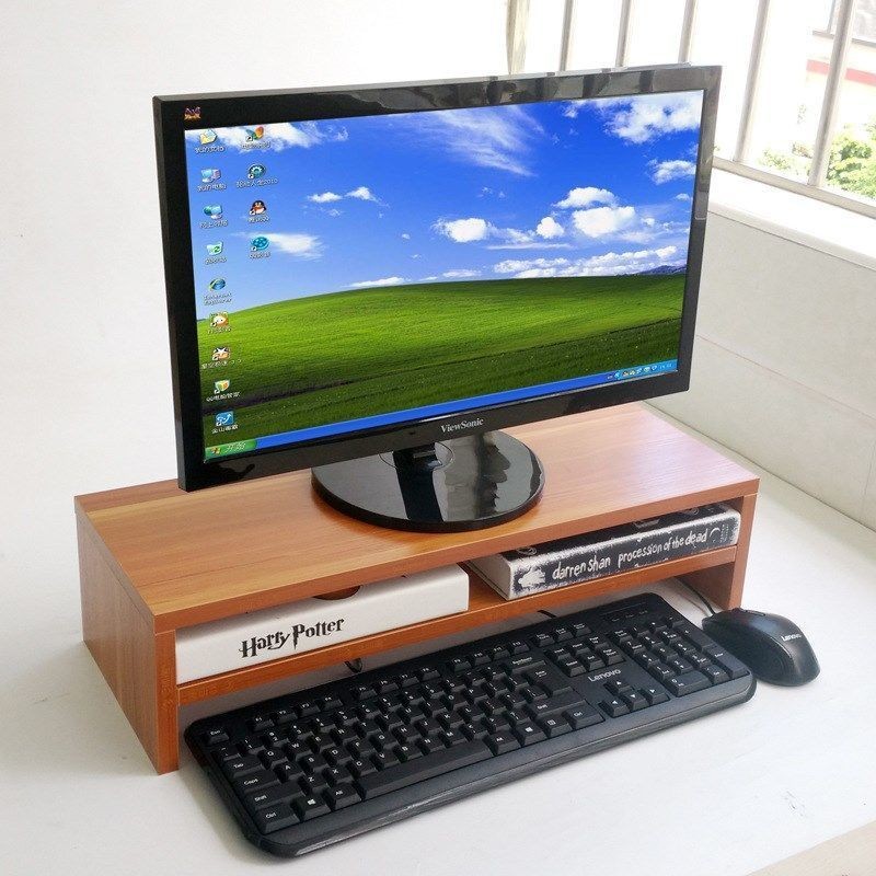 Monitor Elevated Neck Protector Desktop Computer Base Pad Elevated ...