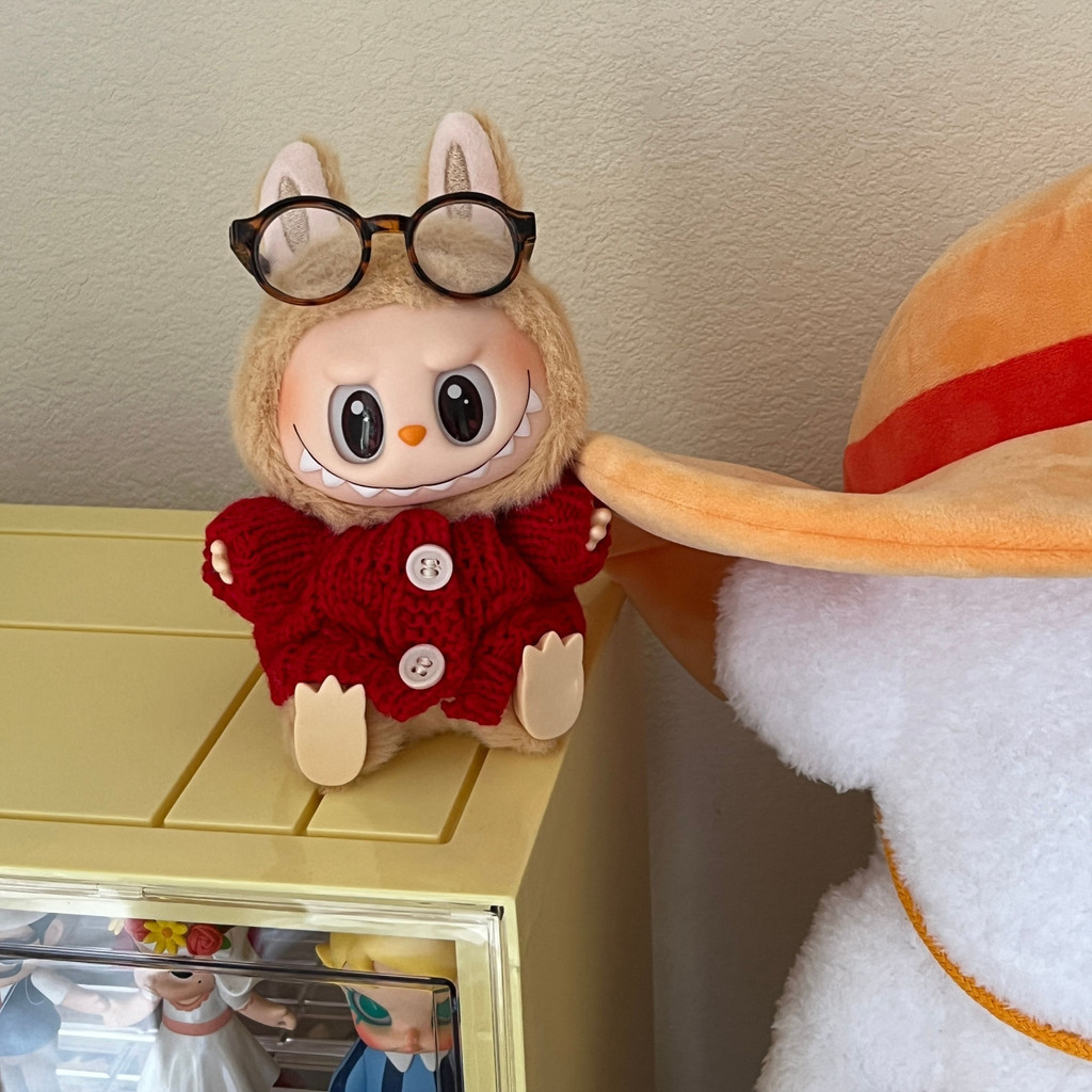 For Labubu v2 pendant baby clothes sweater glasses bottle satchel ...