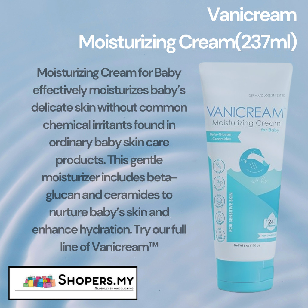 Vanicream Moisturizing Cream for Baby (170g) | Shopee Malaysia