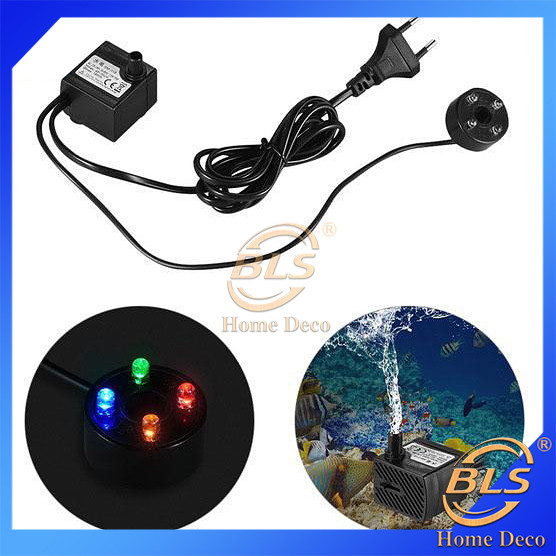 Water Fountain Pump (2.5 walt) With Colorful Led Pond Garden / Pam Air ...
